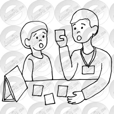 Speech Therapy Clipart Black And White