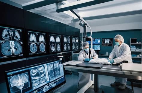 Premium Photo Medical Professional Analyzing Brain Mri Scans