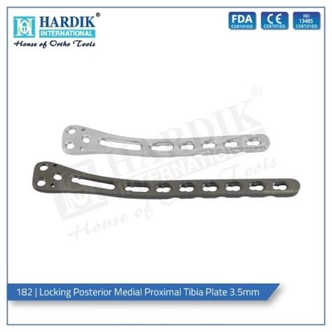 Locking Posterior Medial Proximal Tibia Plate 3 5mm At Best Price In Rajkot Hardik International