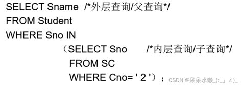 【数据库复习】第三章关系数据库标准语言sql 集合查询 集合查询的查询表目标列表达式为第一个子查询的目标列表达式 csdn博客