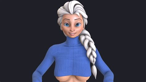 Elsa Phone Holder 2 3d Model By Snboard