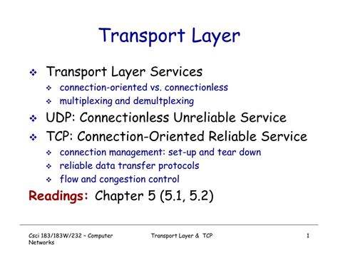 Ppt Transport Layer Powerpoint Presentation Free Download Id3034654