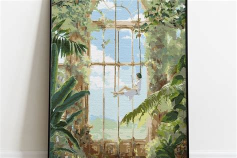 Diy명화그리기 명화그리기 숲의 아이 캔버스페인팅 Diy 유화그림 직장인취미 오늘의집 쇼핑