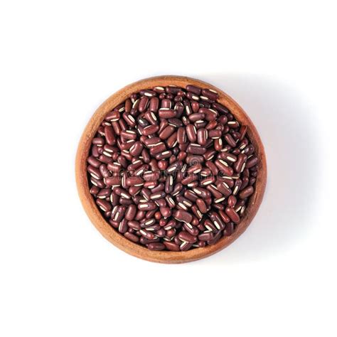 Red Cowpea Red Bamboo Bean Red Bamboo Bean Dessert In Pottery Stock