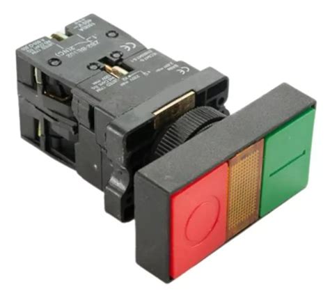 Botão De Pulso Duplo C Led 220v Penzel Eletrovale Materiais