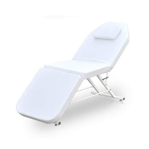 Buy Triple Folded Cosmetic Bed Salon Spa Beauty Bed Massage Bed Pvc