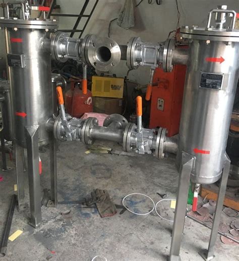 Stainless Steel Industrial Duplex Basket Filter At 21500 In Vadodara