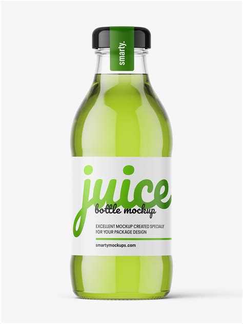 Red Juice Bottle Mockup Smarty Mockups