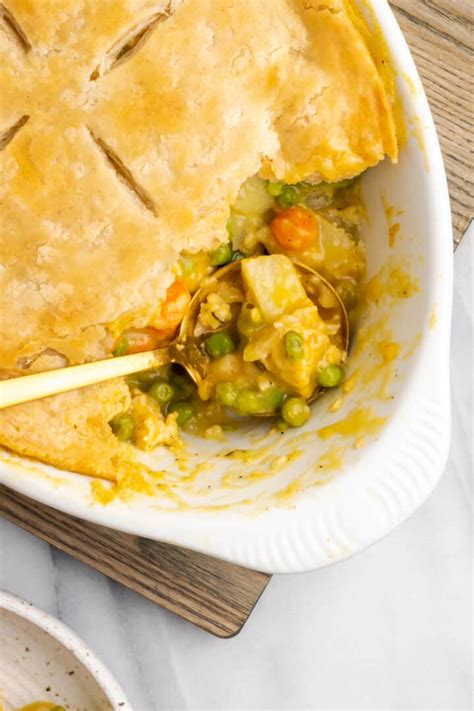 Vegan Chicken Pot Pie Casserole Recipe Jessica In The Kitchen