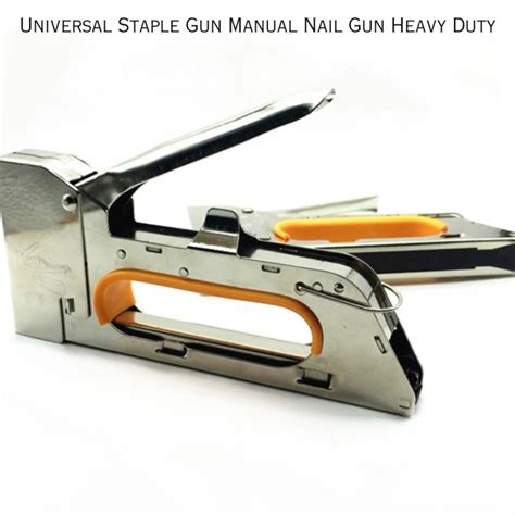 Universal Staple Gun Manual Nail Gun Heavy Duty Furniture Stapler For