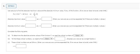 Solved Use Calculus To Find The Absolute Maximum Value And
