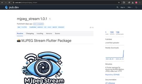 Flutter Dart Opensource Livestreaming Mjpeg Flutterdevelopers