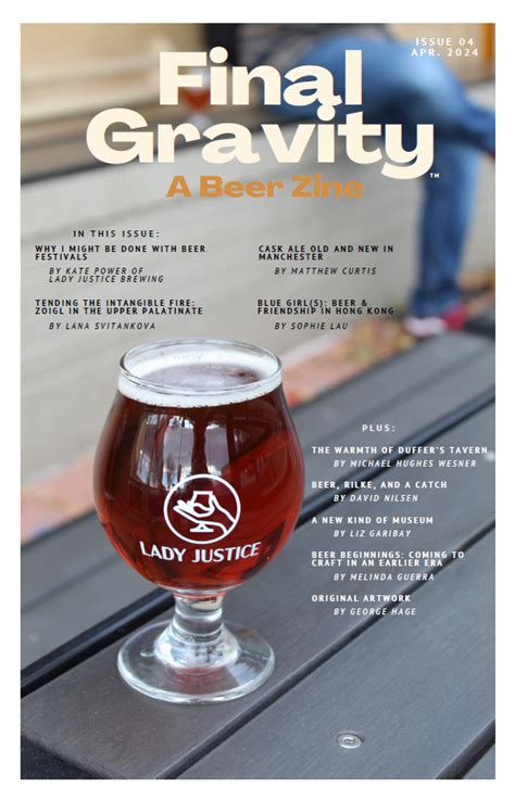 Final Gravity Issue A Beer Zine Telling Intimate Immersive Stories