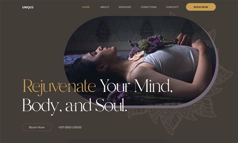 Wellness Spa Free Figma Template Figma