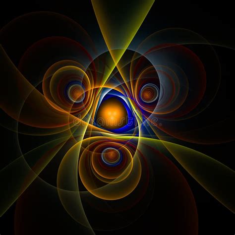 Fractal Orbits Stock Illustration Illustration Of Design 260650169
