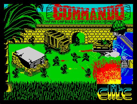 Commando Zx Spectrum Loading Screen The King Of Grabs