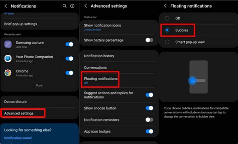 Cara Notifikasi Mengambang Samsung Seperti Gelembung PolaHP