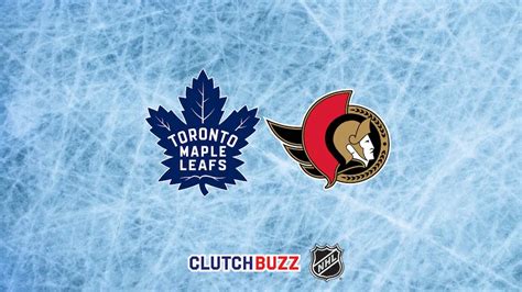 Senators Vs Maple Leafs Game 6 Prediction Best Bets And Odds 2025 Nhl