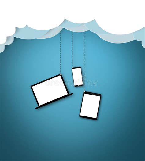 technology cloud computing and network for connection with device for