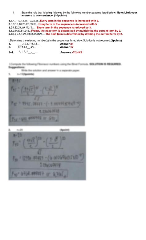 Solution Fibonacci Sequence Studypool