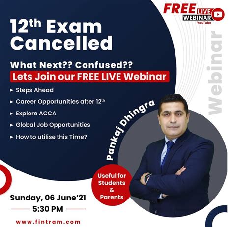 Acca Class Free Webinar Career Guidance Career Opportunities
