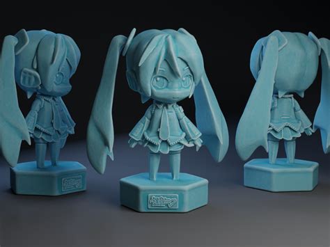 Hatsune Miku Por Peter Farell Descargar Modelo Stl Gratuito Printables Com