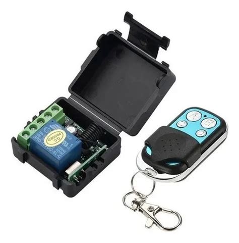 Modulo Relé Rf 433mhz 1ch 12v 1 Controle Remoto 4 Teclas MercadoLivre