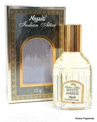 Nayaab White Amber Indian Perfume Attar Roll On Free From Alcohol