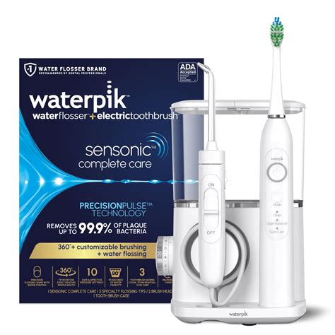 Waterpik Sensonic Complete Care Water Flosser And Rechargeable Electric