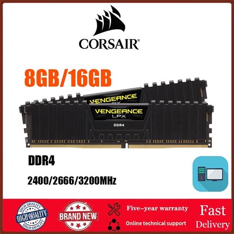 【พร้อมส่ง】corsair แรมหน่วยความจํา 8gb 16gb Ddr4 Dimm 2400 2666 3200mhz
