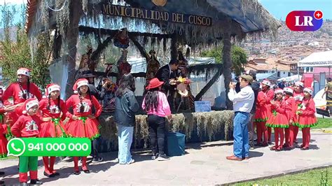 Cusco Alcalde De La Ciudad Victor Boluarte Realiza La Colocación Del