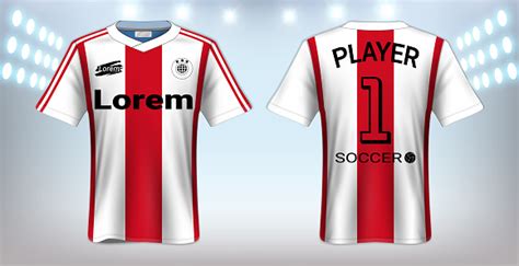 축구 유니폼과 티셔츠 스포츠 축구 키트 또는 Activewear 유니폼에 대 한 그래픽 디자인 이랑 서식 파일 준비에 대 한 사용자 지정 로고 및 이름 색상 및 글자 스타일