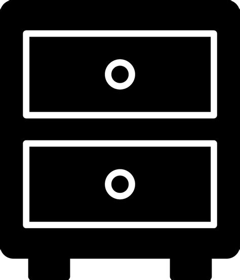 Filing Cabinet Vector Icon 32528312 Vector Art At Vecteezy