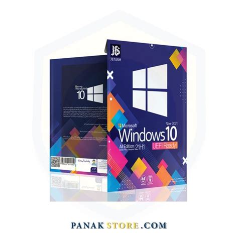 سیستم عامل ویندوز 10 مدل Windows 10 21h1 Uefi نشر جی بی تیم فروشگاه