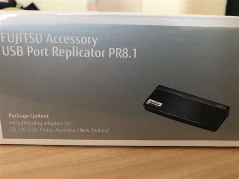 Fujitsu USB Port Replicator 4K Resolution Display Dual Monitor Output Computers Tech