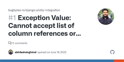 Exception Value Cannot Accept List Of Column References Or List Of Columns For Both `x` And `y