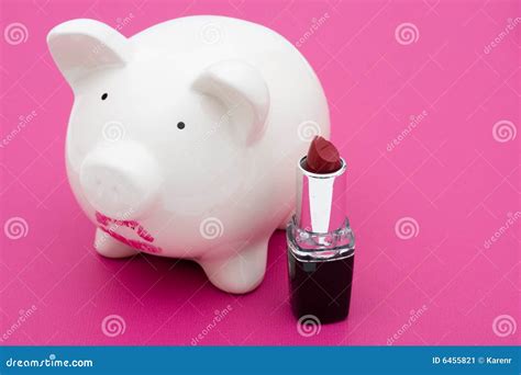 Pig Wearing Lipstick Is Still A Pig Stock Image Image Of Background