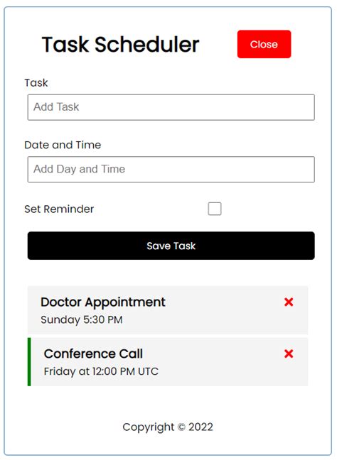 GitHub Arogyamagar Task Scheduler Simple Web App Made With React Js To Track The A Task