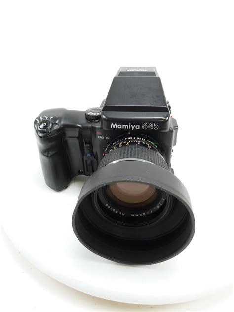 Mamiya 645 Pro Tl With 80mm F19 C Prism Finder Motor Drive And 120