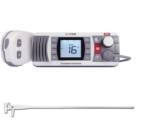 Gme Gx700 Vhf Marine Radio White Waterproofaw364v 12m Antenna Gx700w
