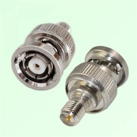 Rf Adapter Rp Bnc Male Plug To Rp Sma Female Jack