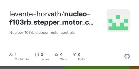 GitHub Levente Horvath Nucleo F Rb Stepper Motor Controls Nucleo F Rb Stepper Motor Controls