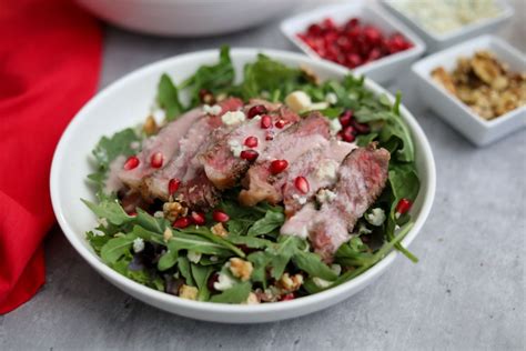 Pomegranate And Steak Salad Man Meets Oven