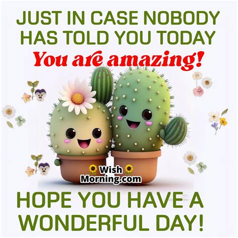Wonderful Day Greetings To Embrace Joy And Positivity Wish Morning