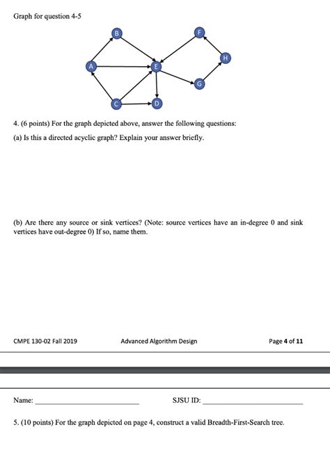 solved graph for question 4 5 4 6 points for the graph
