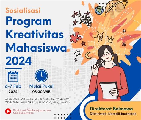 Sosialisasi Program Kreativitas Mahasiswa Pkm Tahun 2024