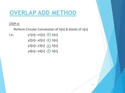 Overlap Add Overlap Savedigital Signal Processing Ppt