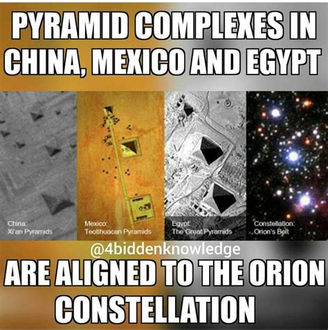 Pyramids And The Orion Constellations Pyramids Orion Constellation