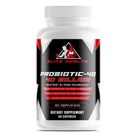 Probiotic 40 Billion Elite Health