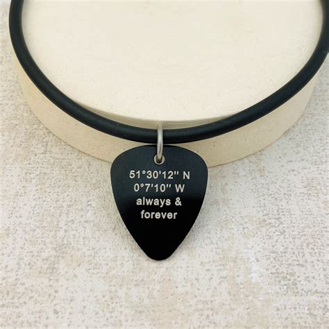 Grid Coordinates Necklace For Men Anthem Butler And Grace Ltd